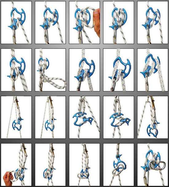 Kong SET Oka Multipurpose Descender + Multiuse Auto Block Connector